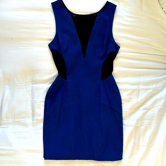 Ark & Co | Dresses | Ark Co Blue And Black Bodycon Dress | Poshmark